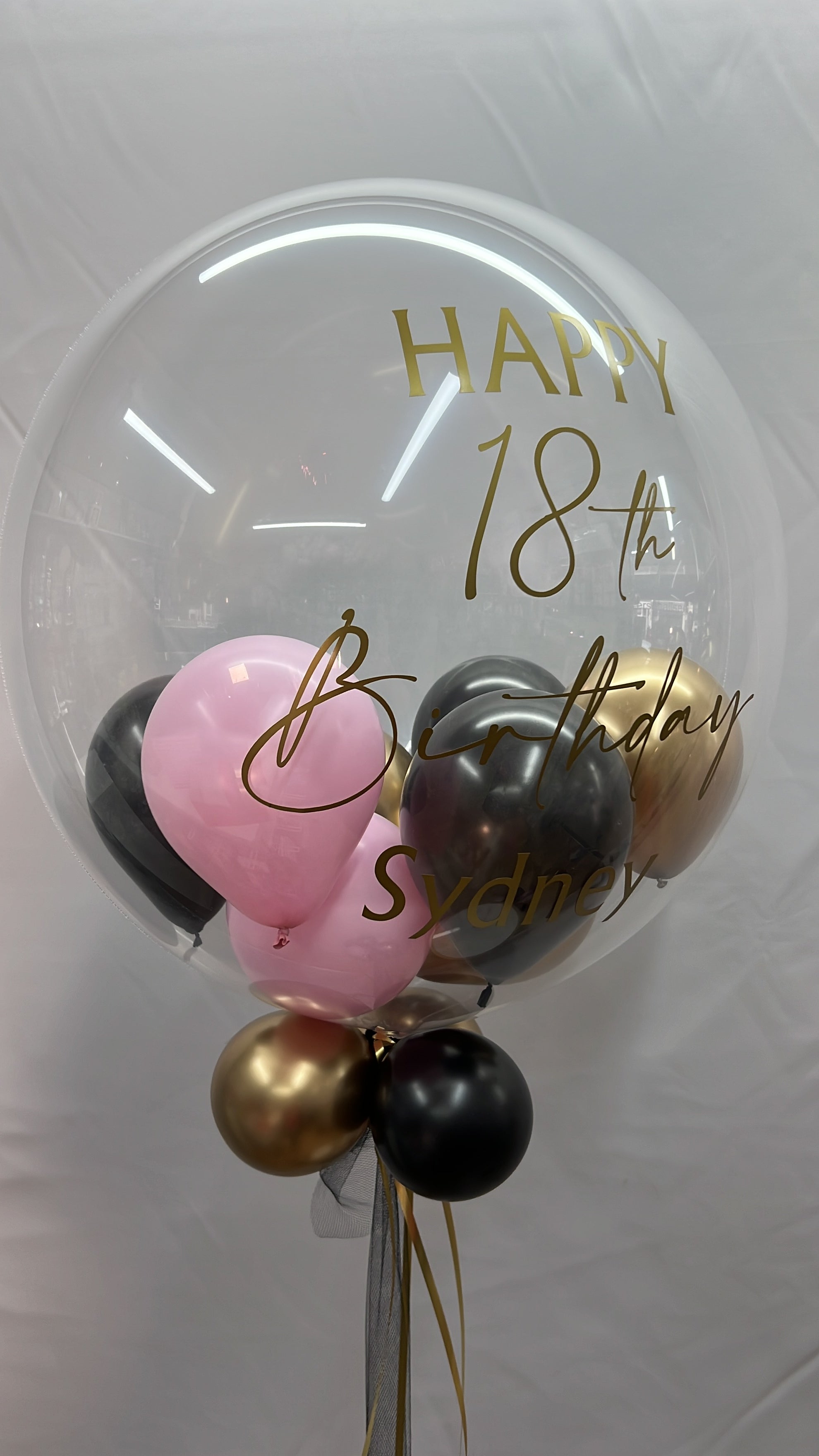 Personalised Clear Bubble Balloon | Enchanted Balloons Bristol ...