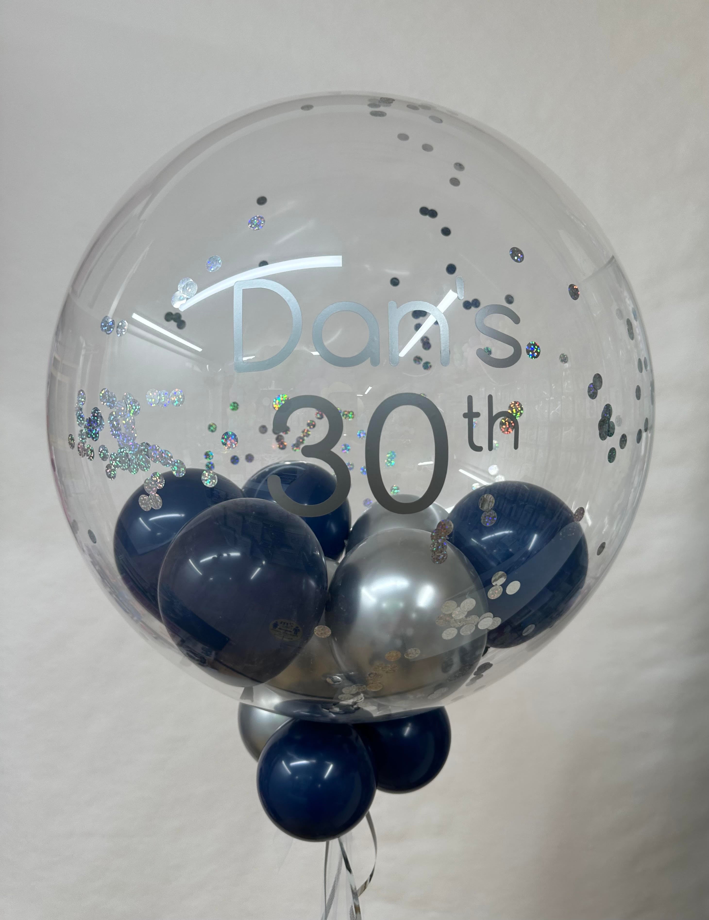 Personalised Clear Bubble Balloon | Enchanted Balloons Bristol ...